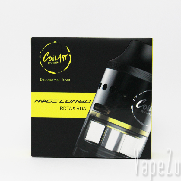 CoilART MAGE COMBO RDTA&RDA アトマイザー レビュー - Vape2u