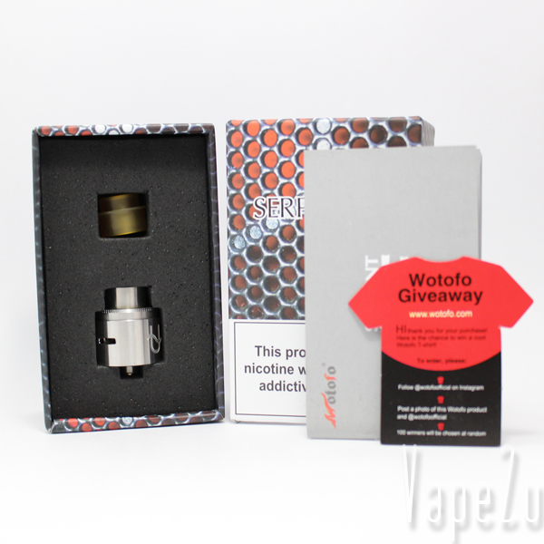 Wotofo SERPENT BF RDA アトマイザー レビュー - Vape2u