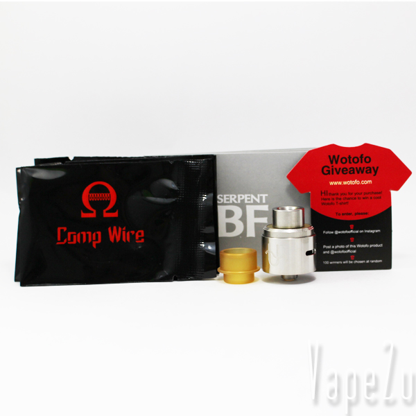 Wotofo SERPENT BF RDA アトマイザー レビュー - Vape2u