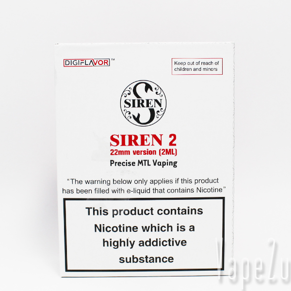 DIGIFLAVOR SIREN 2 MTL GTA レビュー - Vape2u